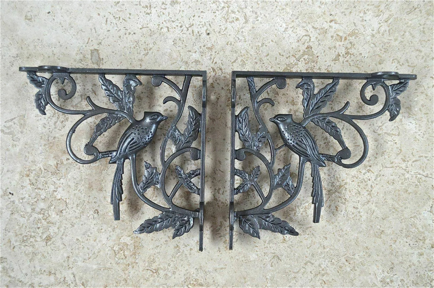 Plank beugels met vogel gietijzer? Bekijk direct hier – FOIR